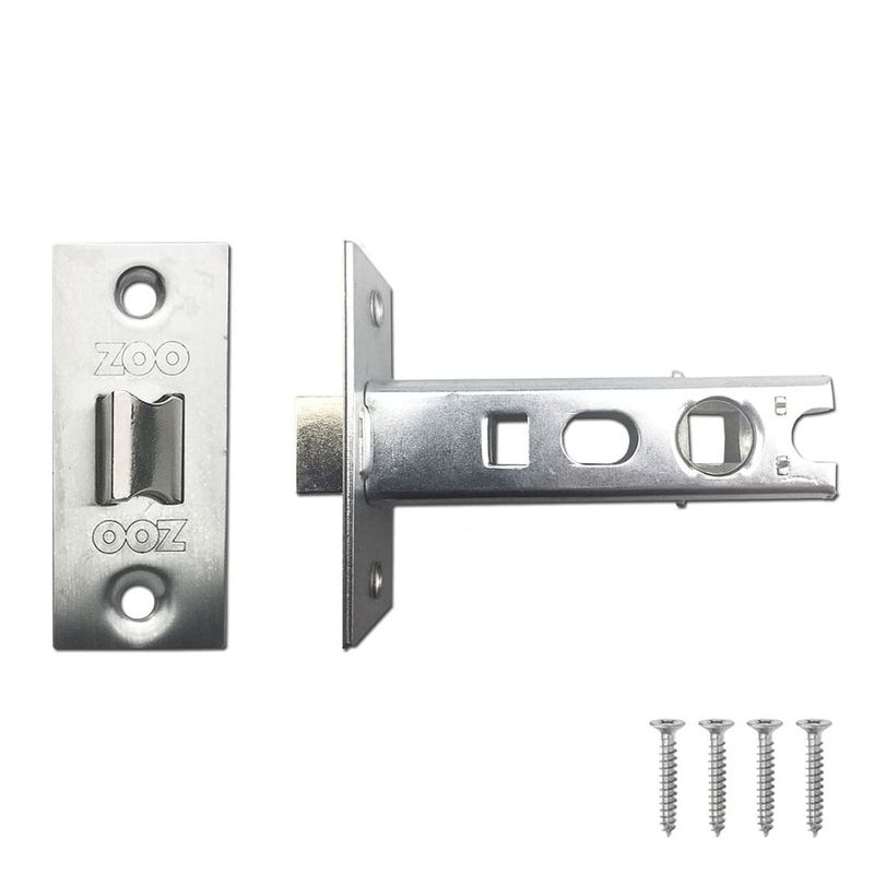 Contract Fire Rated Bolt Through Tubular Latch SS 76mm | Door Superstore®