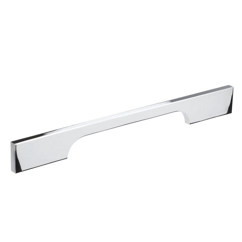 D CUT OUT Cupboard Cabinet Door and Drawer Pull Handle in Polished ...