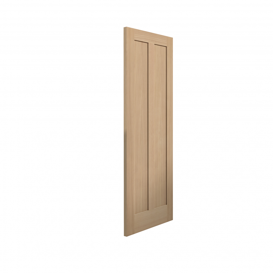 JB Kind Eiger Shaker 2 Panel Unfinished Oak Internal Door | Door ...
