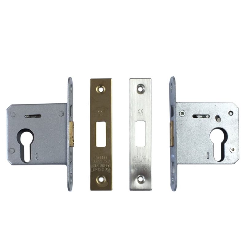 Excel Euro Profile Cylinder Mortice Dead Lock Case in Nickel Plated ...