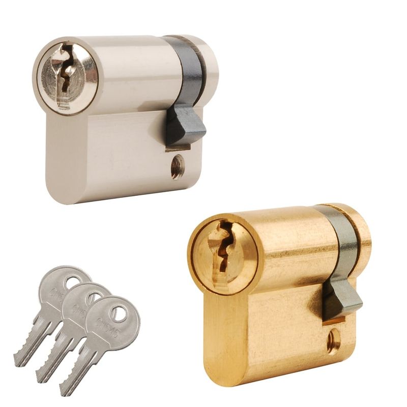 Excel Single Euro Profile Cylinder 5 Pin Lock NB | Door Superstore®