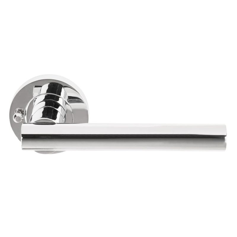 Excel SULTAN Lever on Round Rose Door Handle Pair 125mm (Privacy) (PC ...
