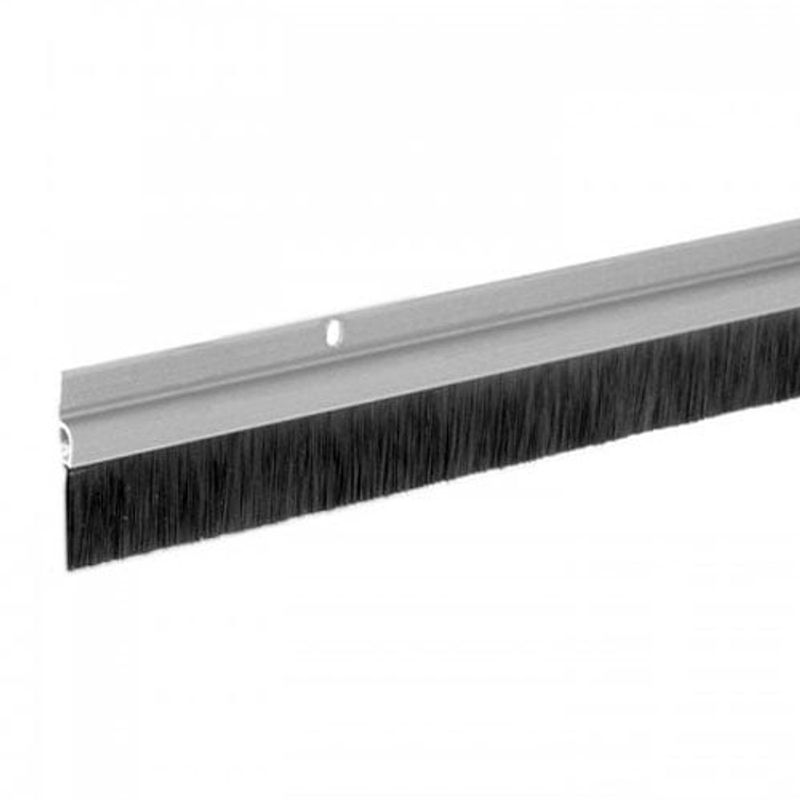 Exitex Bottom of Door Draught Excluder Brush Strip 914mm (Aluminium ...