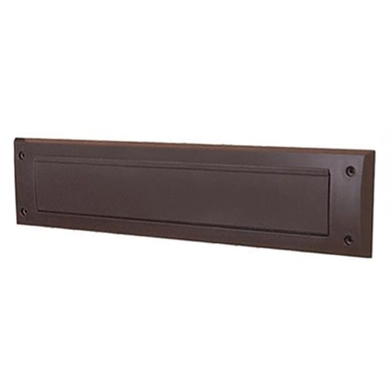Exitex PVC Internal Letter Box Draught Seal (With Flap) - BROWN | Door ...