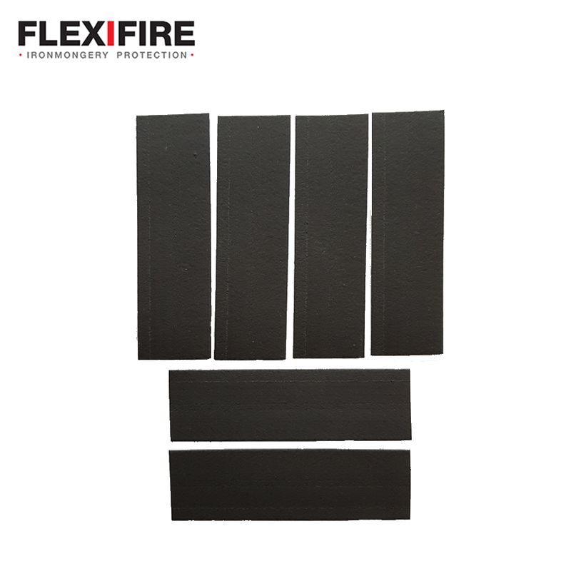 Flexifire Intumescent Hinge Pads 100mm x 31mm x 0.8mm Pack of 6 | Door ...