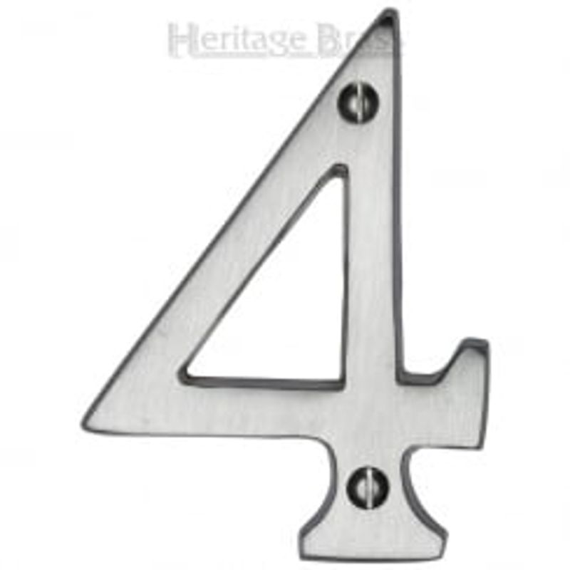 Heritage Brass External House Front Door Numbers 0-9 (76mm) | Finish ...