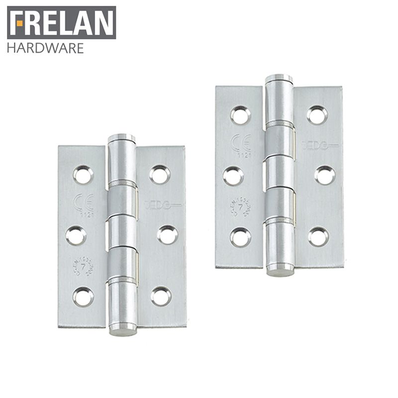 Frelan Hardware Pair of Grade 7 Fire Rated Stainless Steel Washered ...