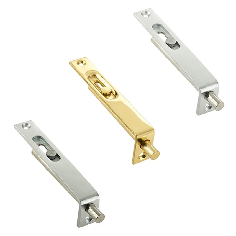 Jedo Brass Lever Slide Action Security Flush Door Bolts 100mm | Door ...