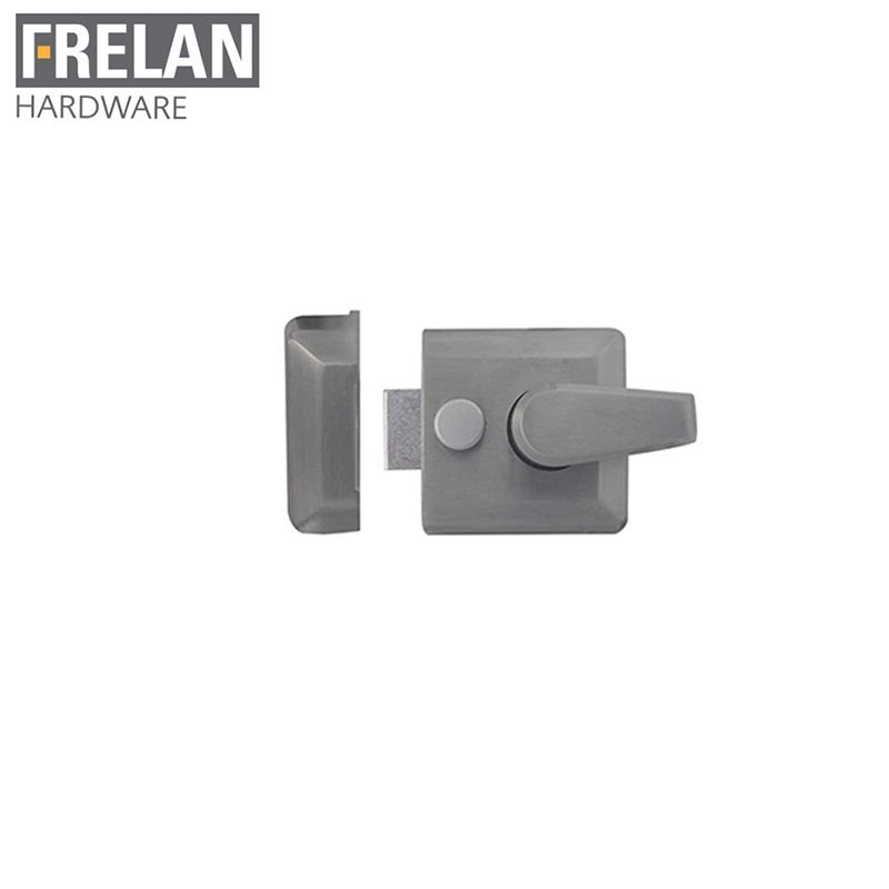 Frelan Hardware Narrow Stile Nightlatch Narrow Satin Chrome | Door ...