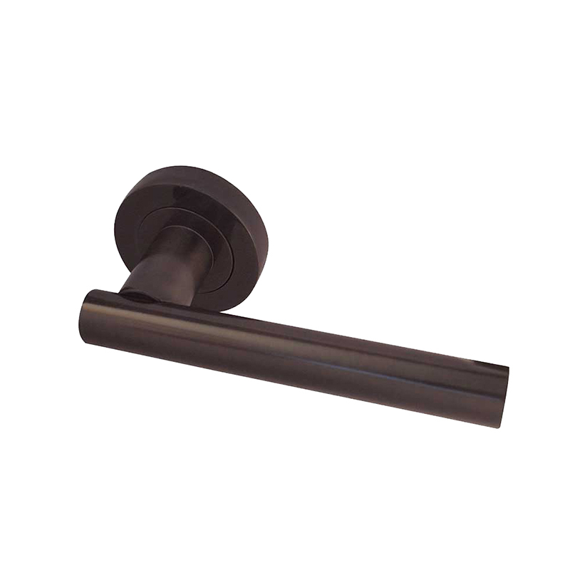 Frelan Hardware Petra Internal Door Handle Pair Lever on Rose Dark ...