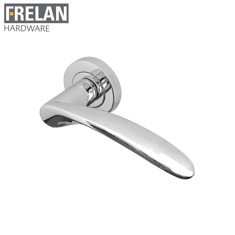 Frelan Hardware Monaco Internal Door Handle Pair Lever on Rose Polished ...