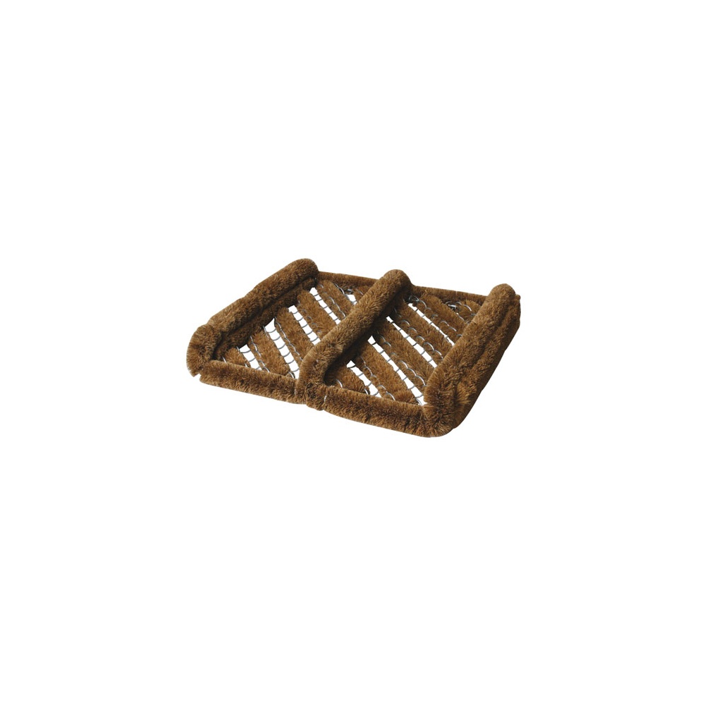 JVL Heavy Duty Tough Coir Boot Scraper Door Mat (Diagonal) | Door ...