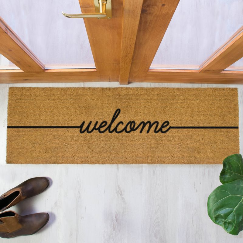 Artsy Patio Long Door Mat - Welcome | Door Superstore®