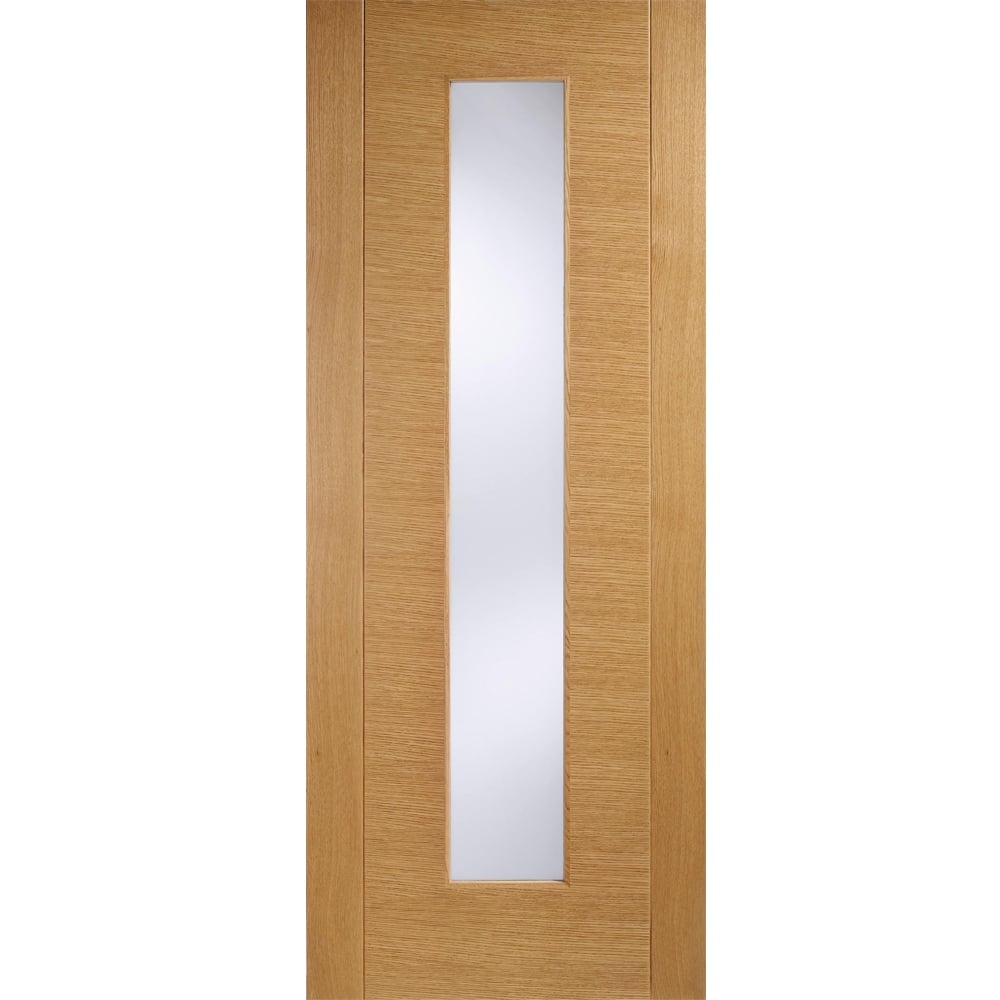 LPD Internal Oak ARAGON Pre-Finished Frosted Glazed Door (33" x 78 ...