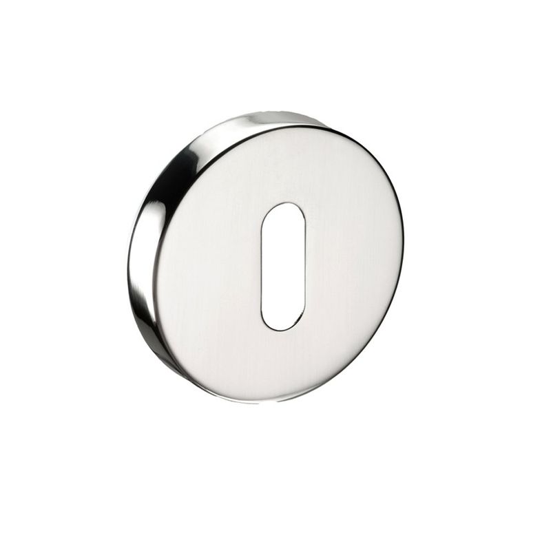 Pair of Devon Satin Stainless Steel Escutcheons | Door Superstore®