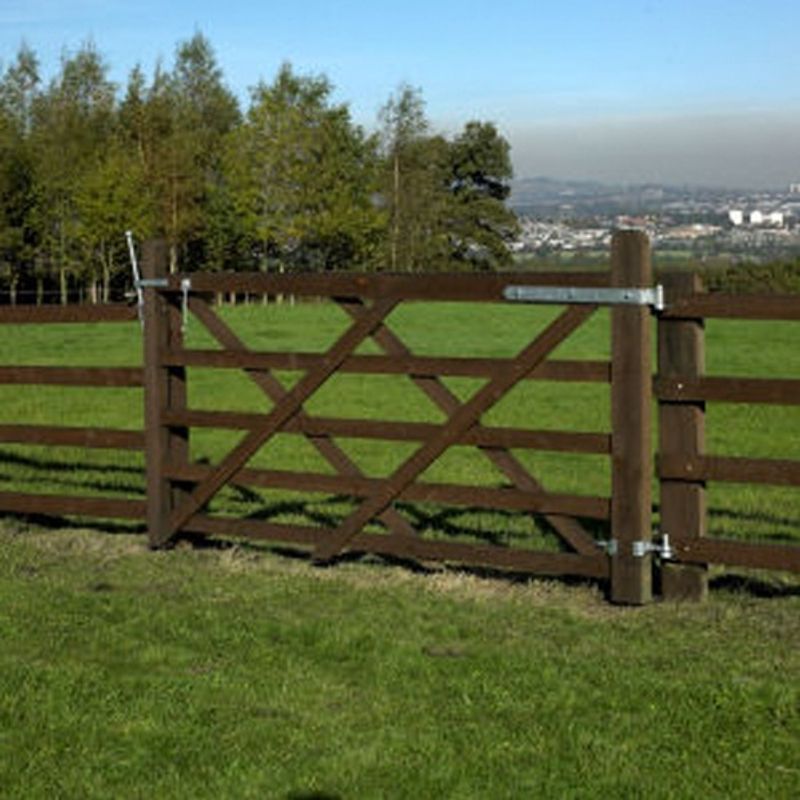 Perry Adjustable Galvanised Bottom Field Gate Hinge Set (300mm) | Door ...