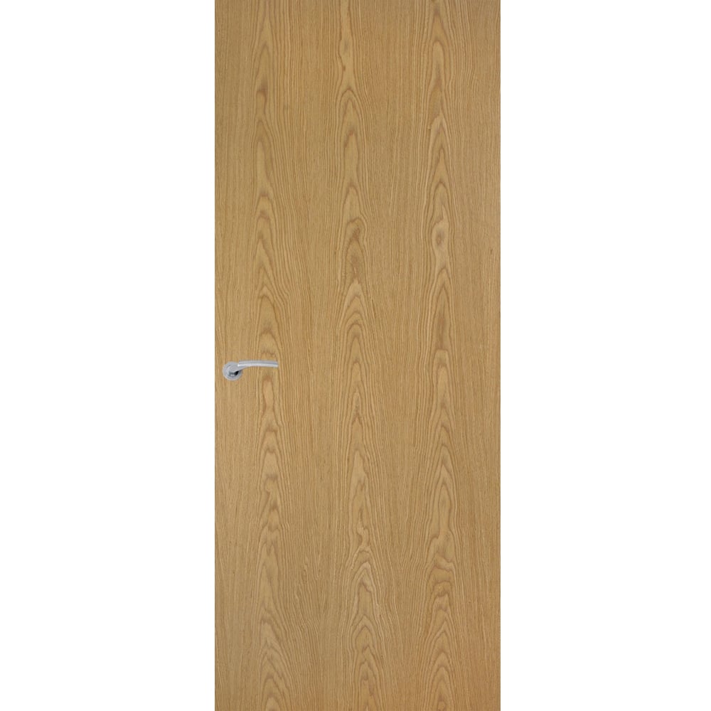 Premdor Oak Grained Flush Internal Door - 1981mm x 711mm (78 Inch x 28 ...