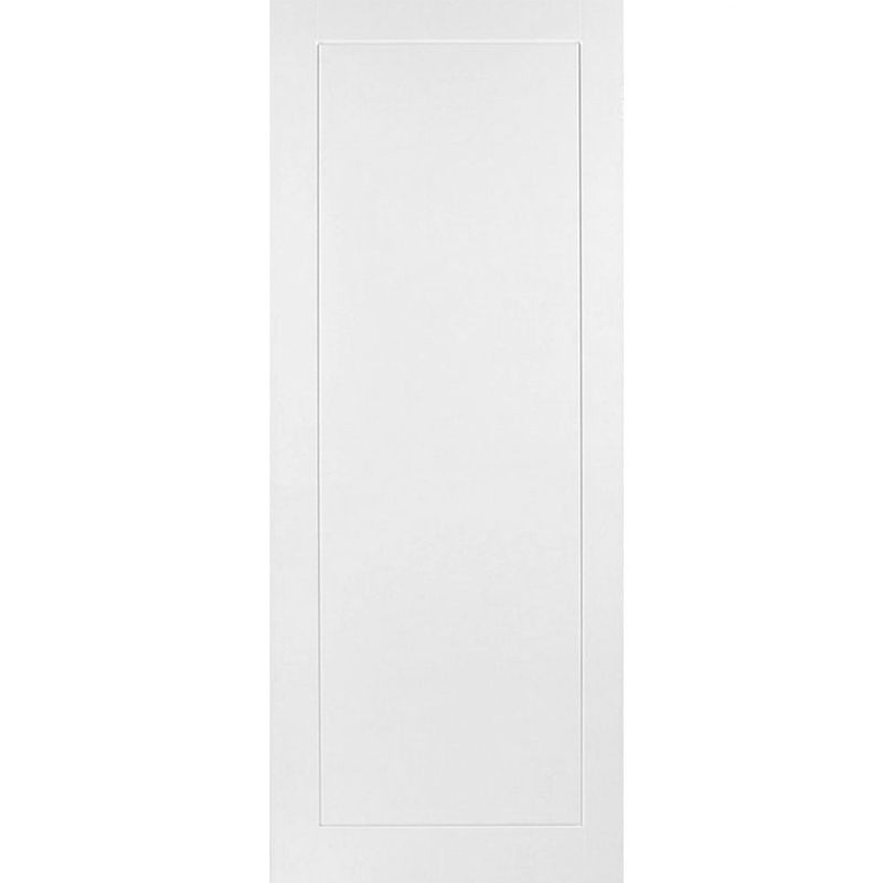 Premdor White Primed 1 Panel Moulded FD30 Fireshield Door - 1981mm x ...