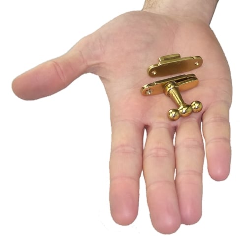 Securit 2 Pack of Showcase Cabinet Turn Catches 40mm (Chrome) | Door ...