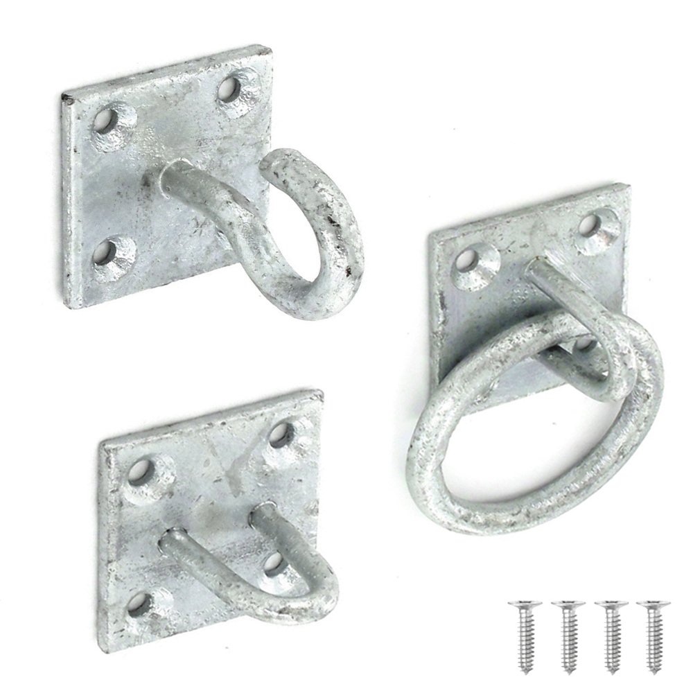 Securit Heavy Duty Galvanised Fixing Ring on Backplate | Door Superstore®