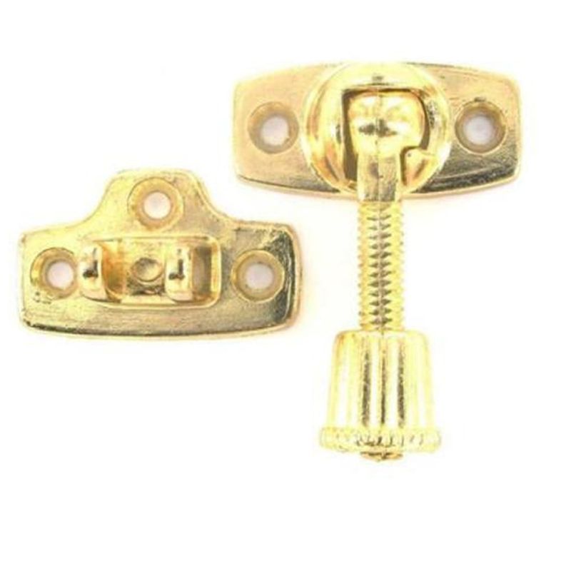 Securit Sash Window Fastener Locks (Electro Brass) | Door Superstore®