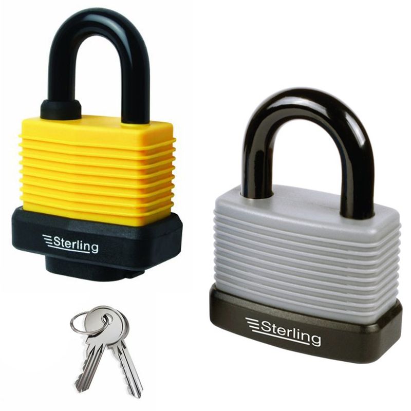 Sterling Sterling Weatherproof Steel Padlock 48mm | Door Superstore®