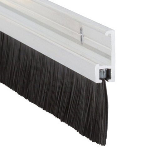 Stormguard Heavy Duty Bottom of Door Brush Strip 838mm (ALUMINIUM ...