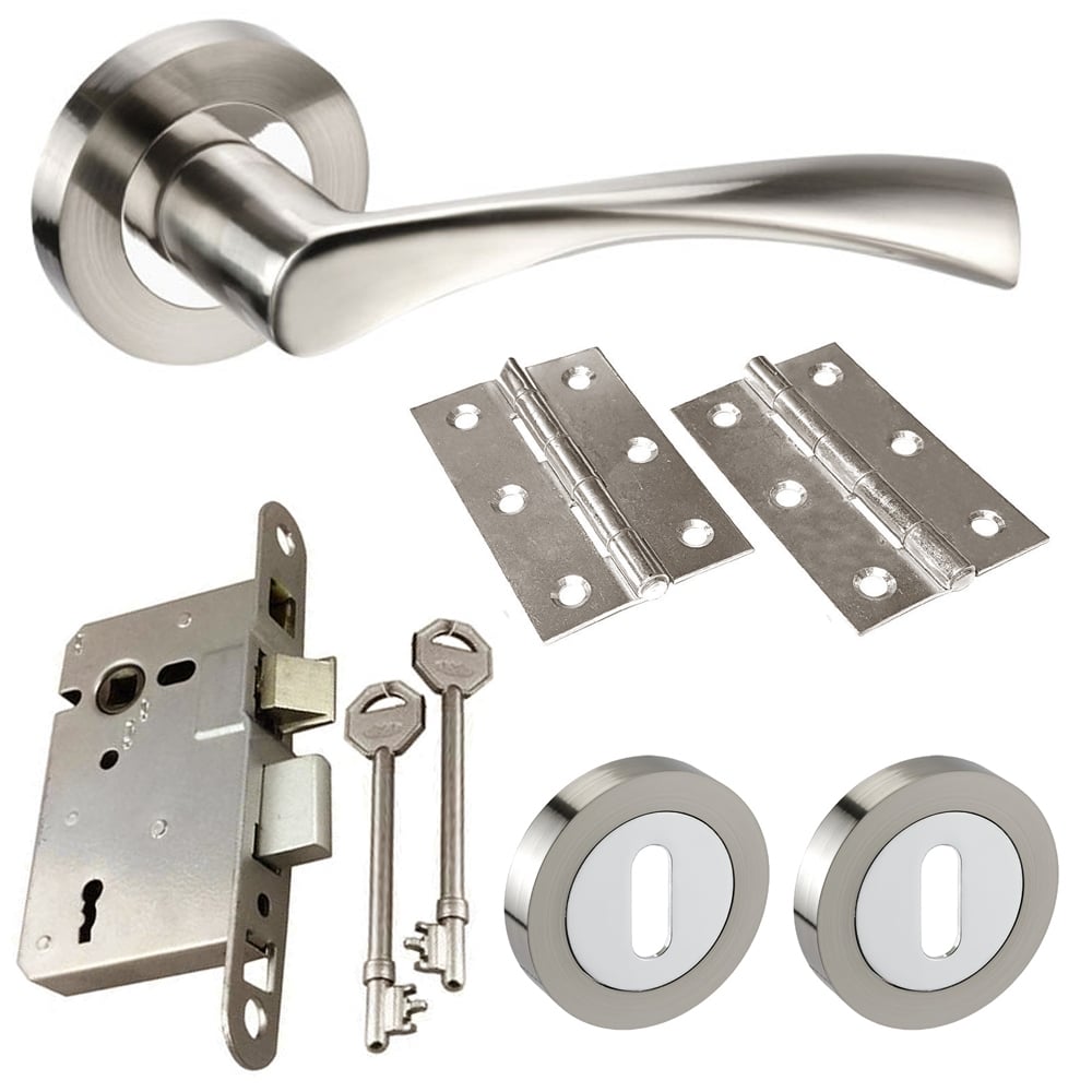 Winged Door Handle Pair Set (Lock) | Door Superstore®