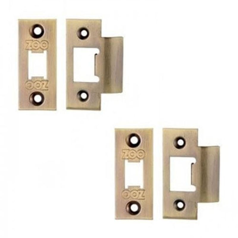 Zoo Hardware Latch Accessory Sets (Nickel) | Door Superstore®